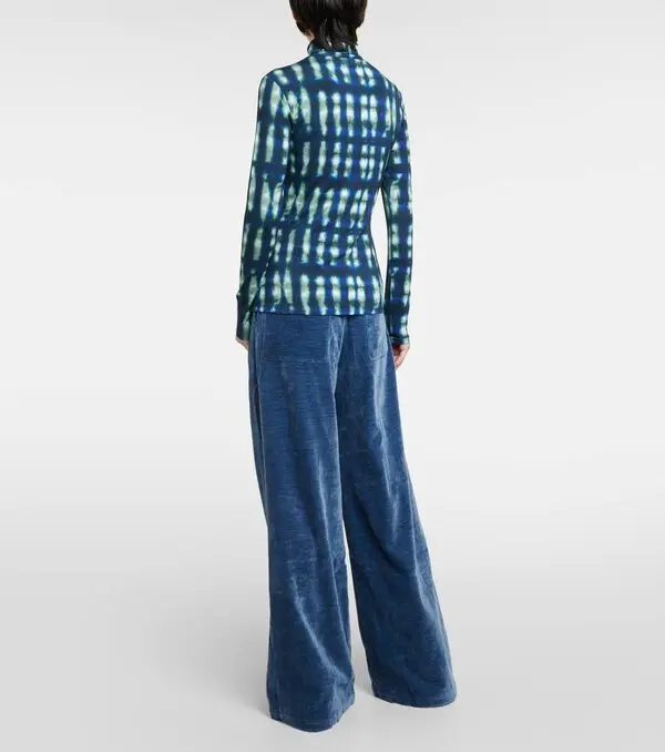 Proenza Schouler White Label Audrey Tie-dye Top