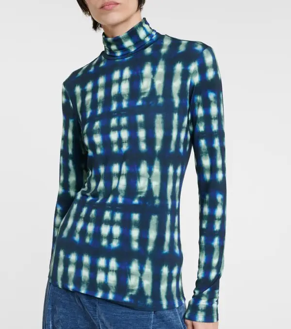 Proenza Schouler White Label Audrey Tie-dye Top