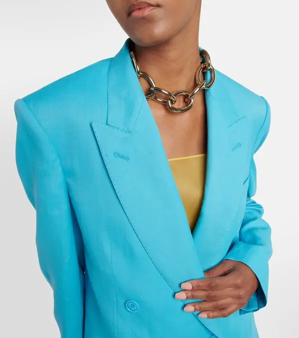 Stella McCartney Double-breasted Twill Blazer
