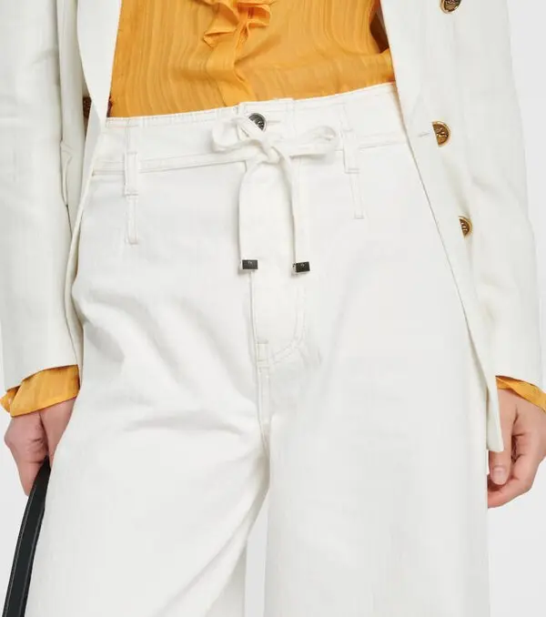 Etro High-rise Wide-leg Jeans - White