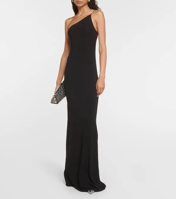 NILI LOTAN Elinor One-shoulder Gown