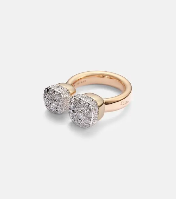 Pomellato Nudo Ring In 18kt With Diamonds - Gold