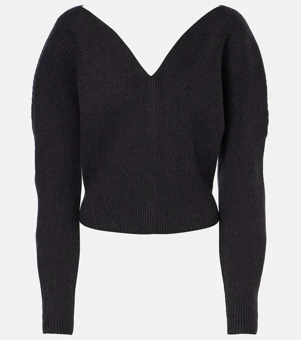 Alaïa Heart Wool-blend Sweater