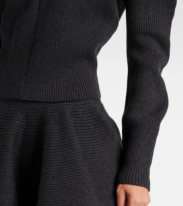 Alaïa Heart Wool-blend Sweater