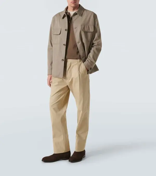 Zegna Cotton-blend Polo Shirt