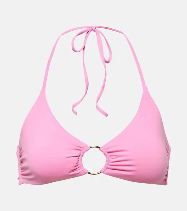 Melissa Odabash Hamburg Ring-detail Bikini Top - Pink
