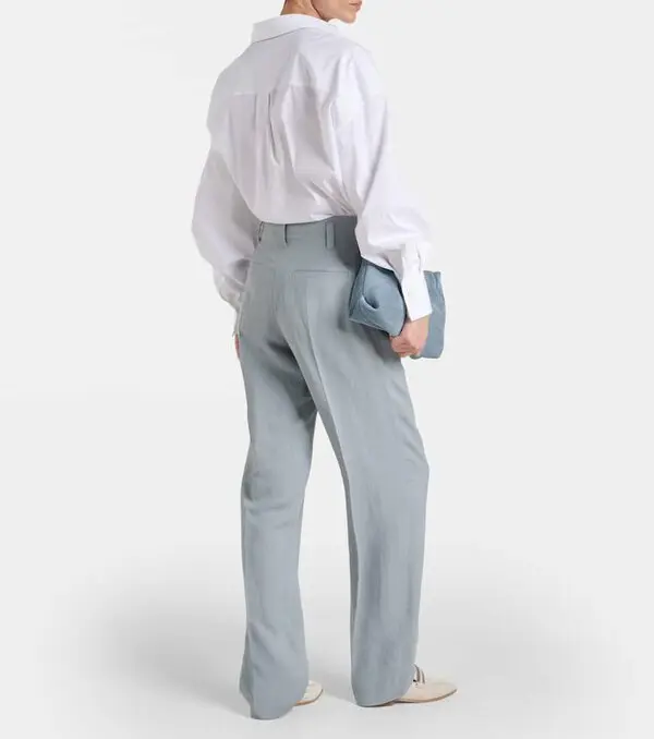 Brunello Cucinelli High-rise Straight Leg Trousers