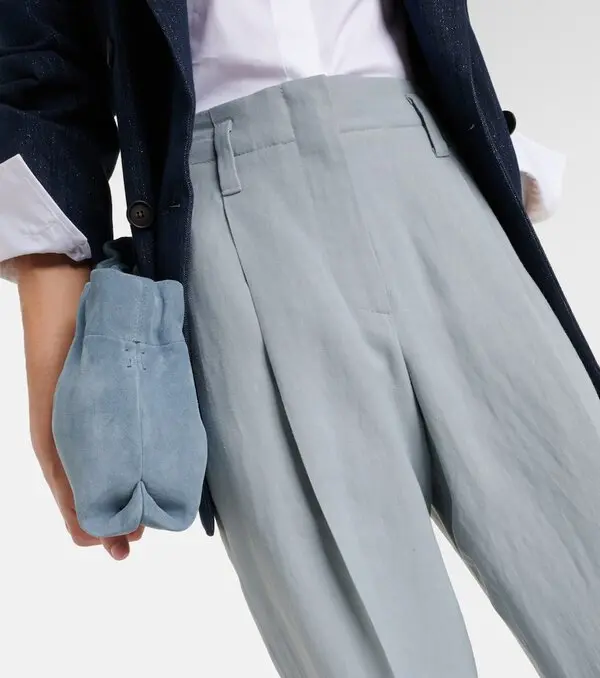 Brunello Cucinelli High-rise Straight Leg Trousers
