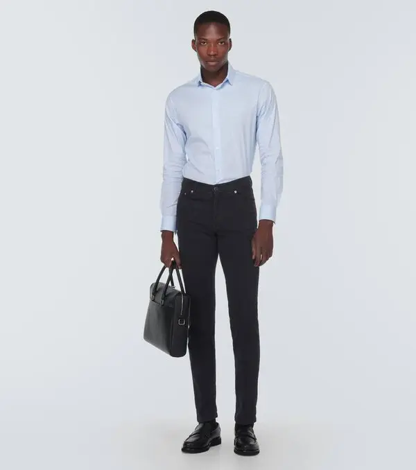 Kiton Mid-rise Straight Jeans