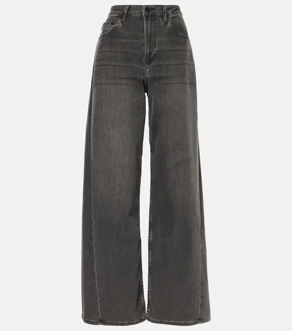 Ag Mid-rise Wide-leg Jeans