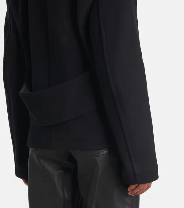 TOTEME Cropped Wool-blend Pea Coat