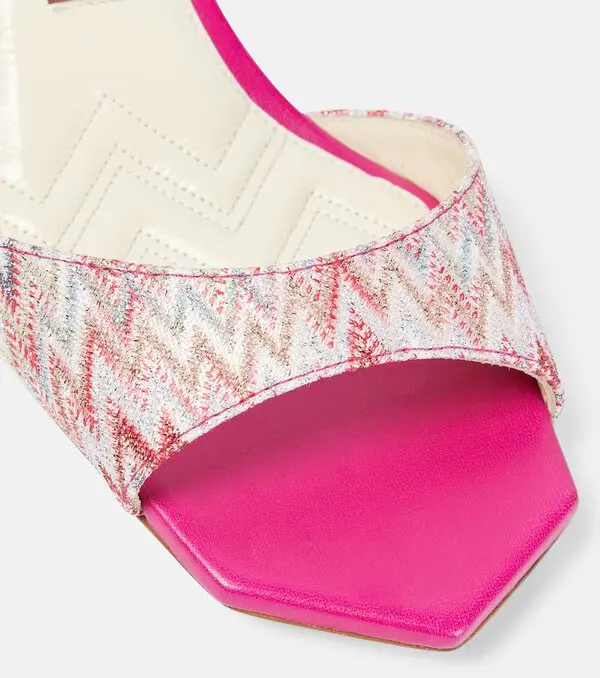Missoni Zig Zag Wedge Sandals