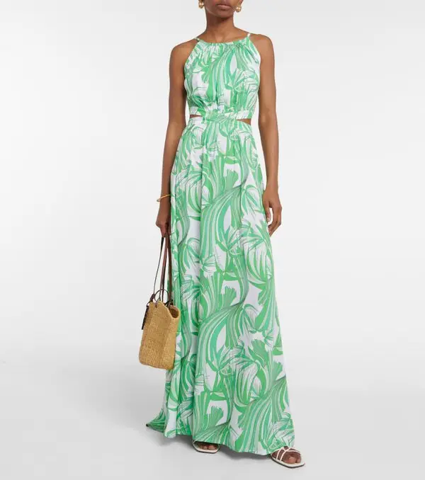 Melissa Odabash Arabella Printed Maxi Dress