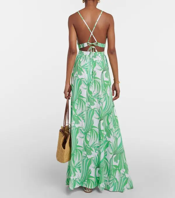 Melissa Odabash Arabella Printed Maxi Dress
