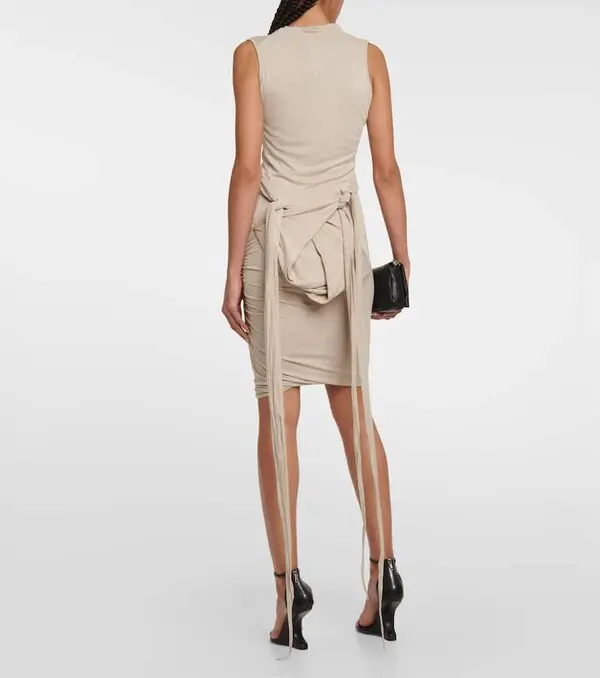 Rick Owens Ruched Mini Dress