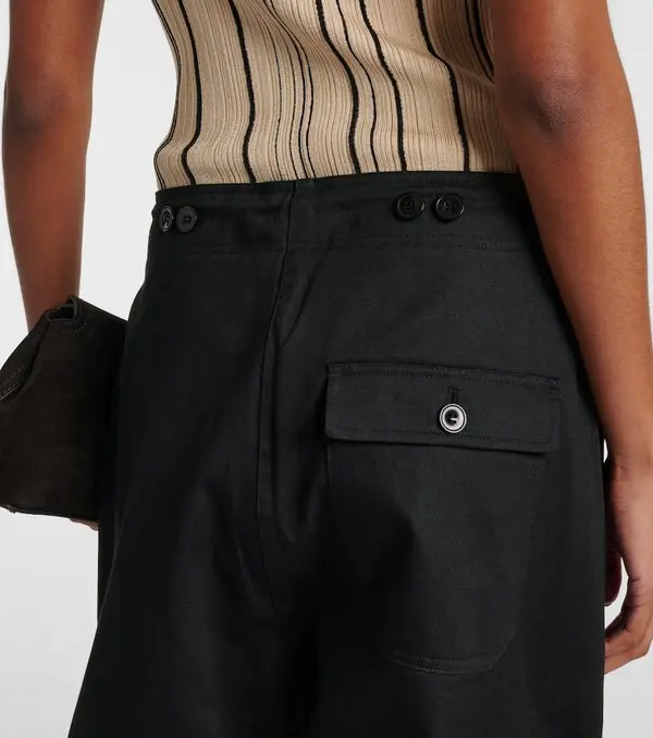 TOTEME Mid-rise Cotton Cargo Pants
