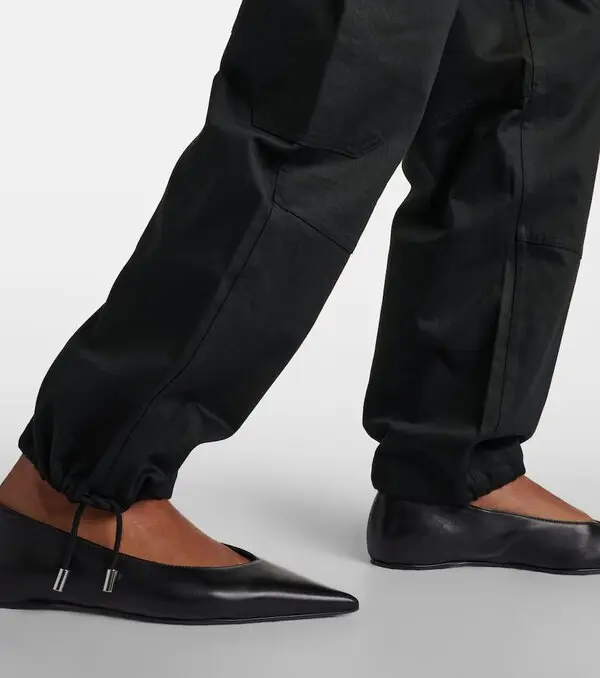 TOTEME Mid-rise Cotton Cargo Pants