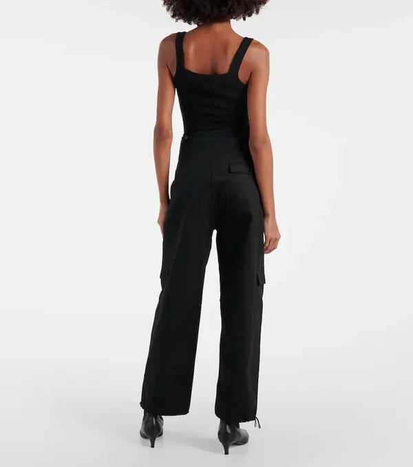 TOTEME Mid-rise Cotton Cargo Pants