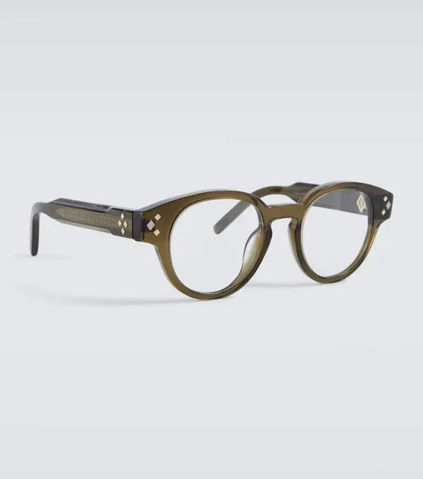 Dior Cd Diamondo R1i Round Eyeglasses