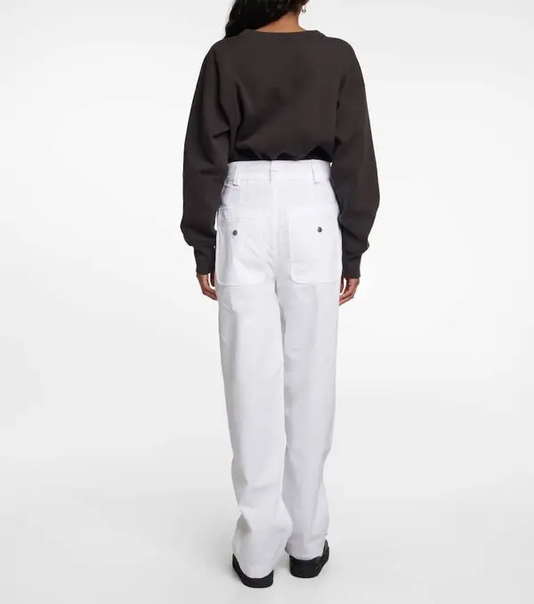 MARANT ETOILE Ruby High-rise Cotton Pants