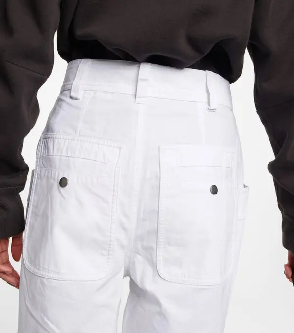 MARANT ETOILE Ruby High-rise Cotton Pants