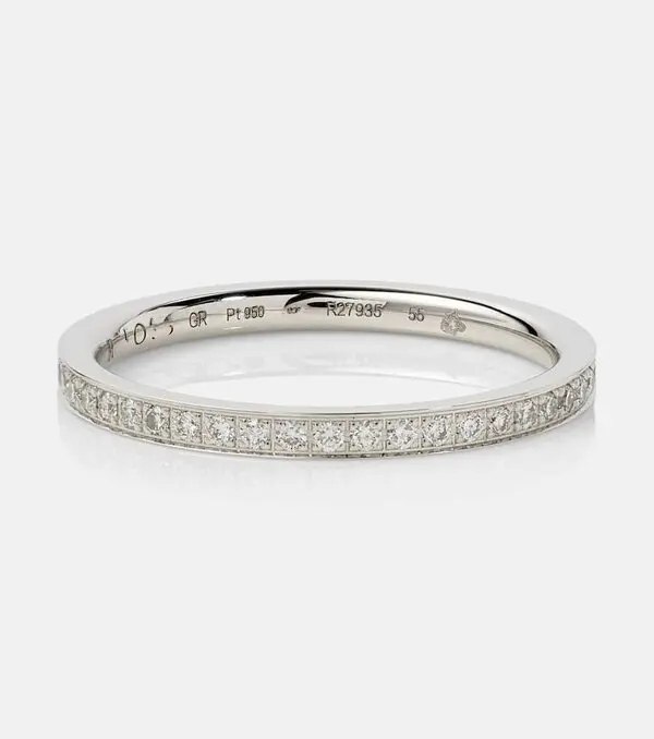 REPOSSI Berbere Platinum Ring With Diamonds - Silver
