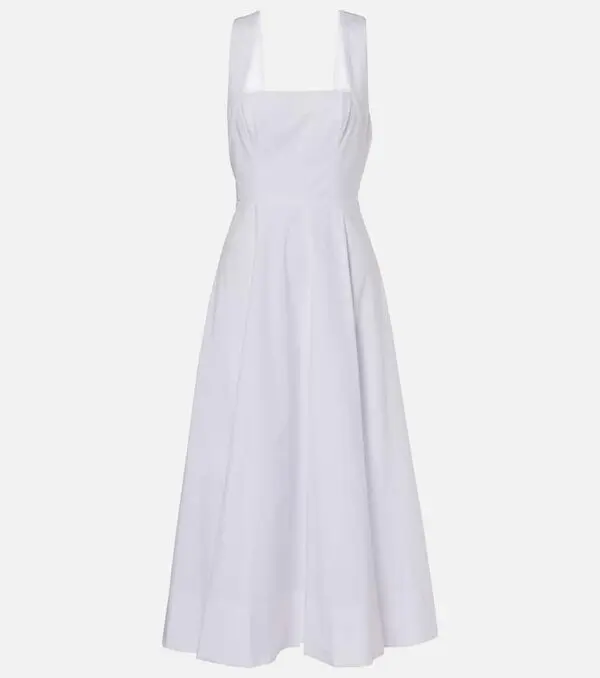 Staud Teresa Cotton Midi Dress