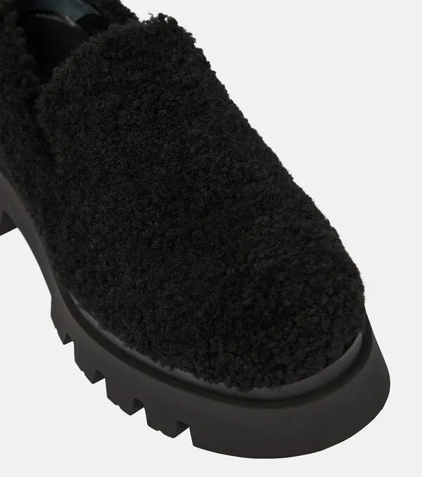 Dorothee Schumacher Shearling Platform Loafers