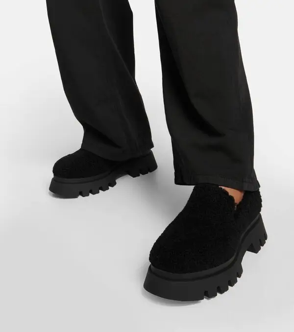 Dorothee Schumacher Shearling Platform Loafers
