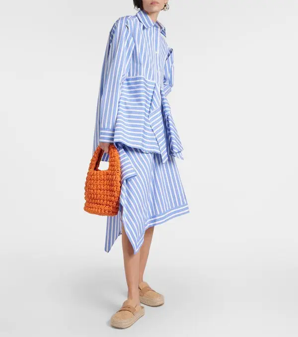 JW Anderson Leather-trimmed Mules