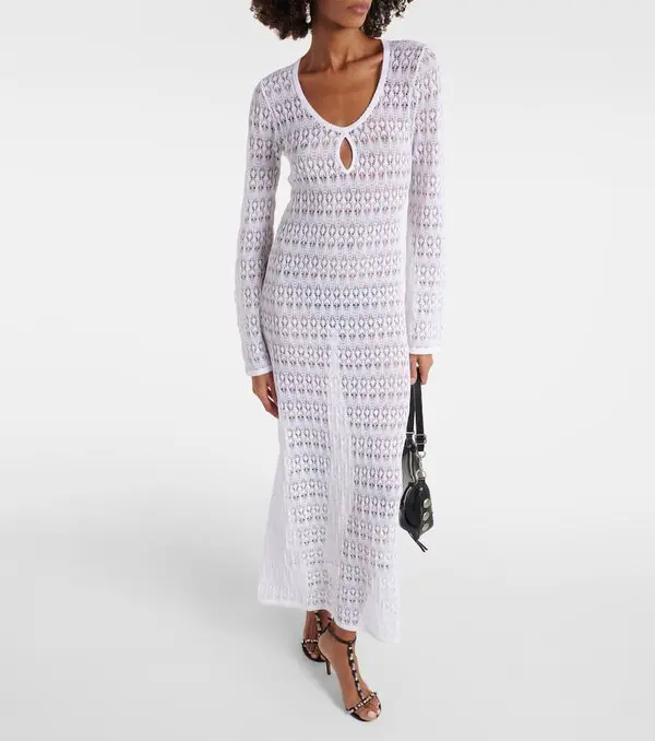 Isabel Marant Étoile Cotton-blend Maxi Dress - White