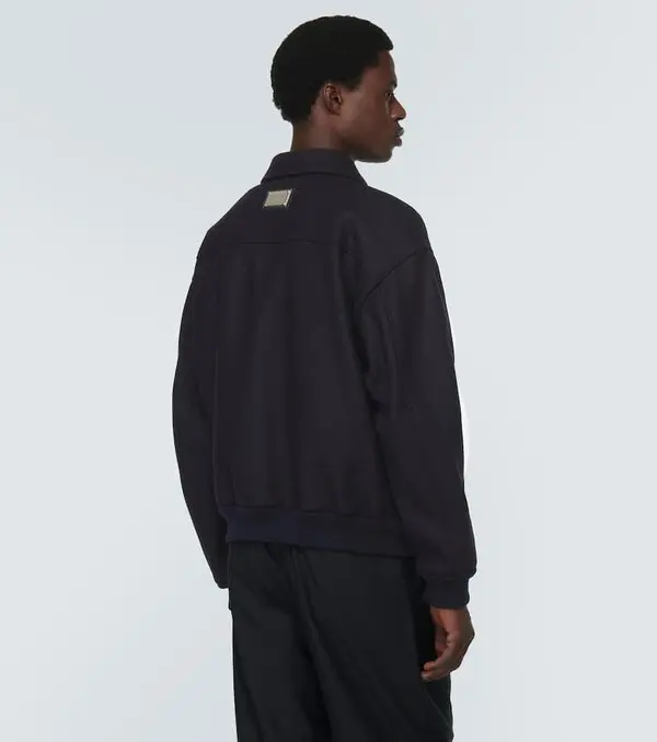 Dolce & Gabbana Wool-blend Bomber Jacket