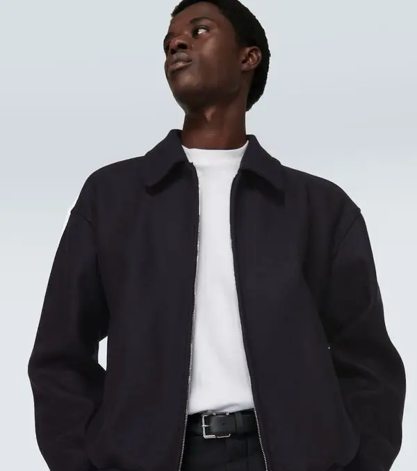 Dolce & Gabbana Wool-blend Bomber Jacket