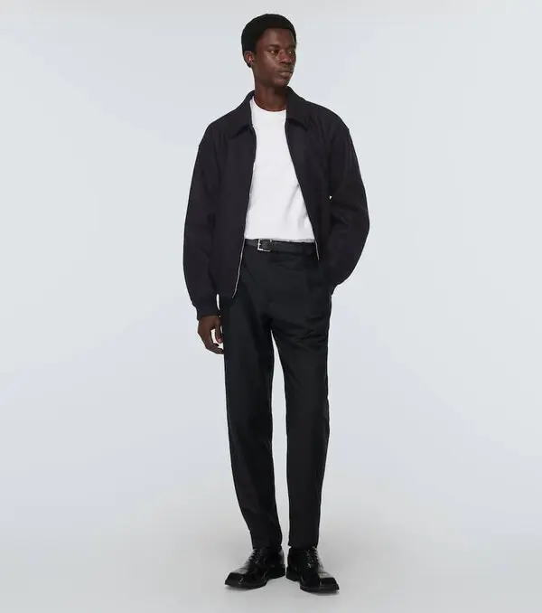 Dolce & Gabbana Wool-blend Bomber Jacket