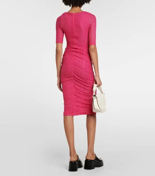 GANNI Lace Midi Dress