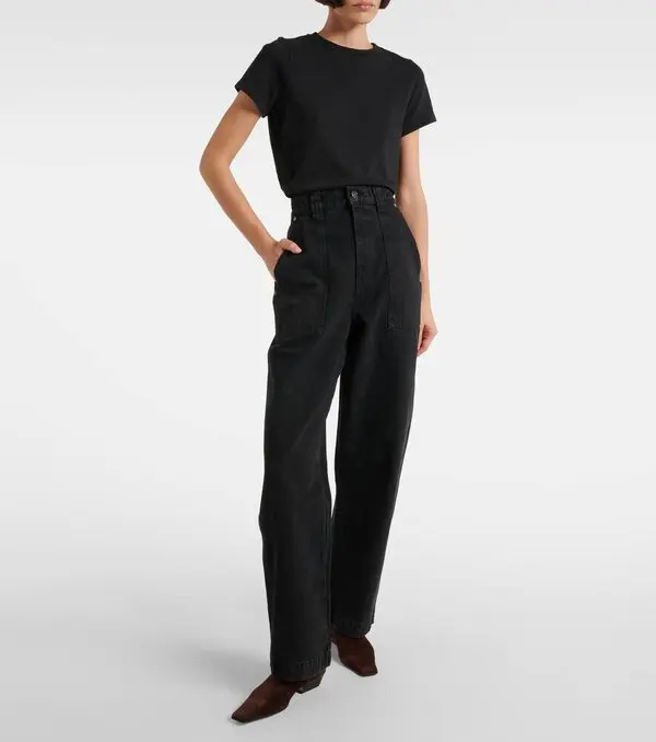 Khaite Hewitt High-rise Straight Jeans