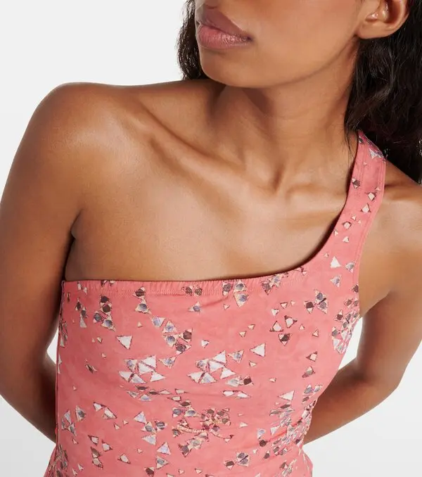 Isabel Marant Étoile Sage One-shoulder Swimsuit - Pink