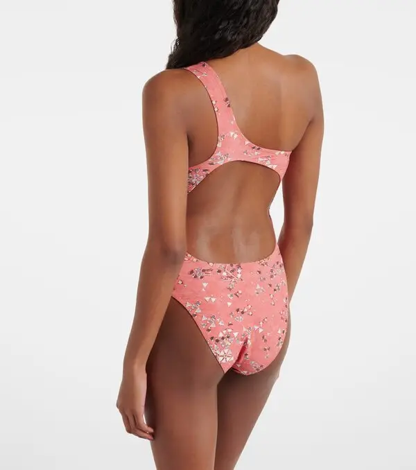 Isabel Marant Étoile Sage One-shoulder Swimsuit - Pink