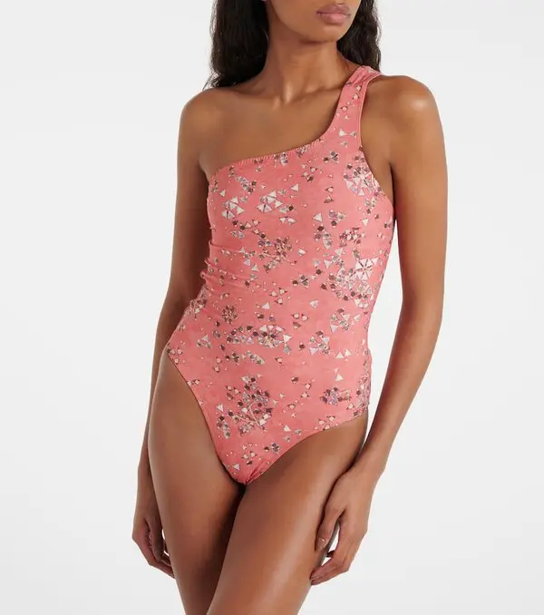 Isabel Marant Étoile Sage One-shoulder Swimsuit - Pink