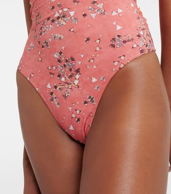 Isabel Marant Étoile Sage One-shoulder Swimsuit - Pink
