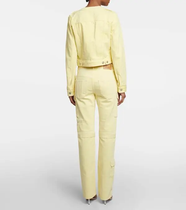 Isabel Marant Valene Cropped Denim Jacket