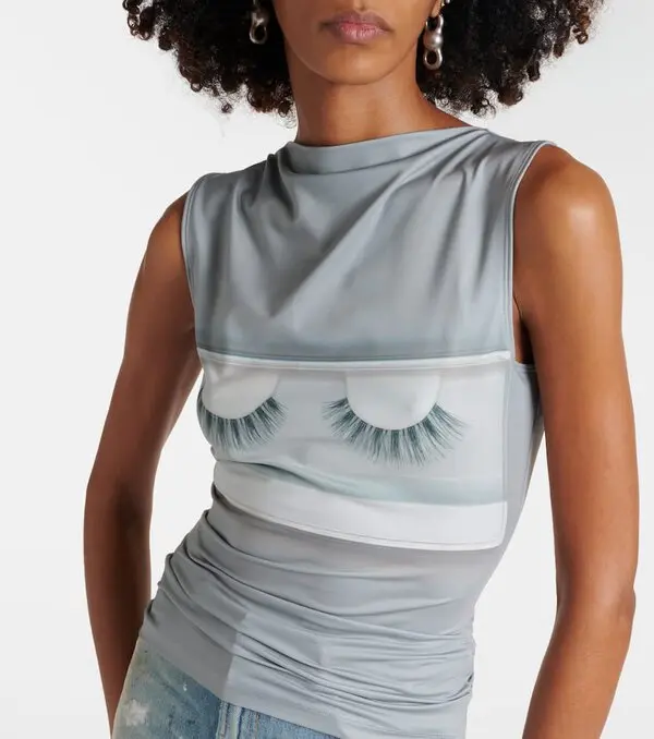 Acne Studios X Katerina Jebb Printed Jersey Top