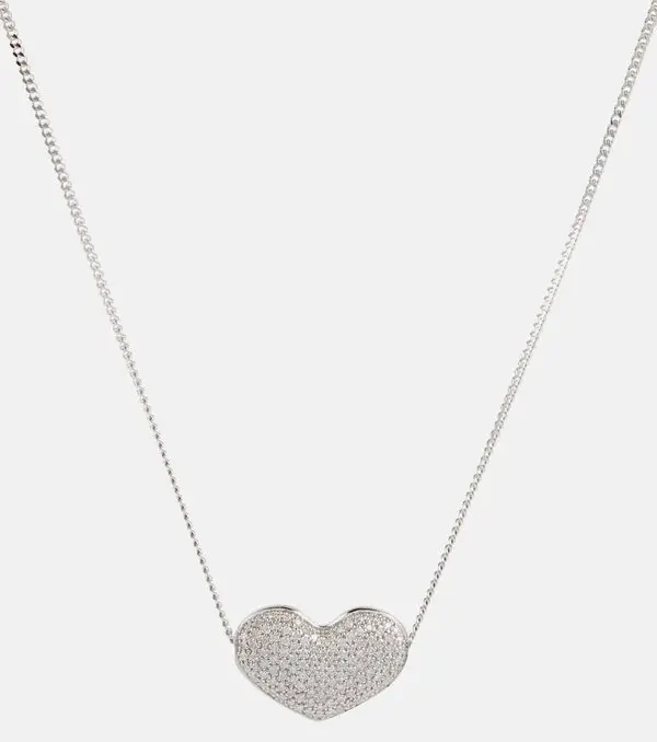 EERA Heart Shaped Diamond Necklace - Gold