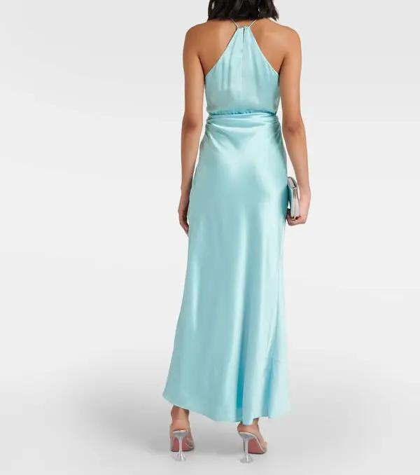 THE SEI Silk Gown - Blue