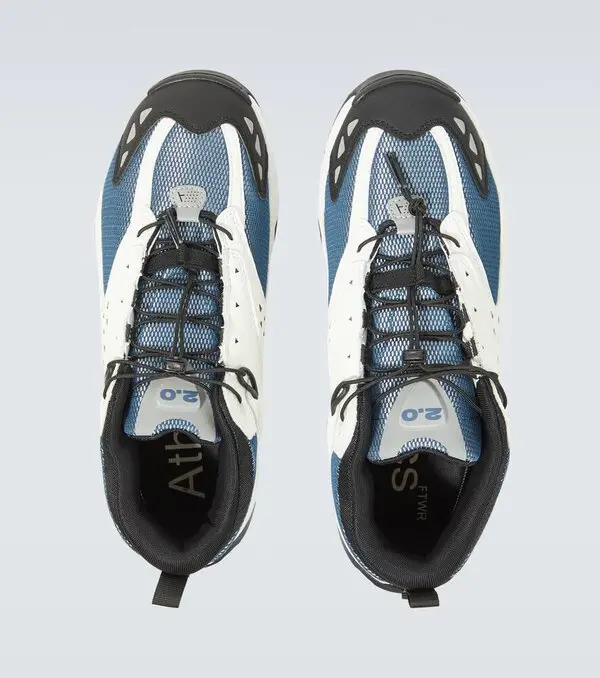 ATHLETICS FOOTWEAR 2.0 Mid Leather-trimmed Sneakers