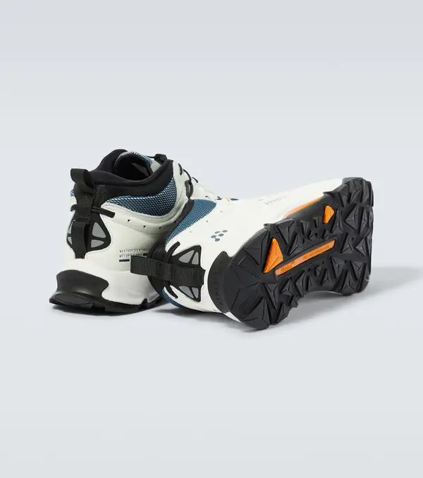 ATHLETICS FOOTWEAR 2.0 Mid Leather-trimmed Sneakers