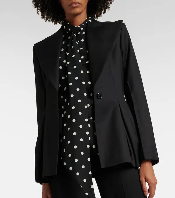 Nina Ricci Wool Gabardine Blazer