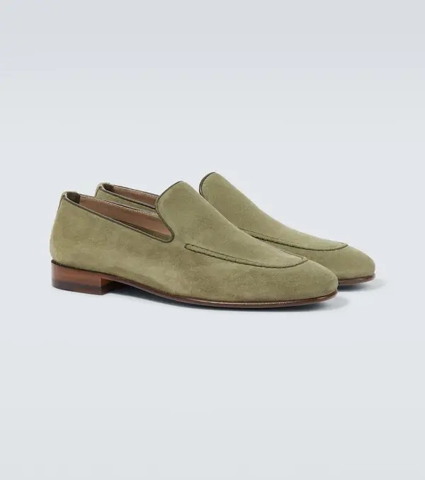 Manolo Blahnik Truro Suede Loafers