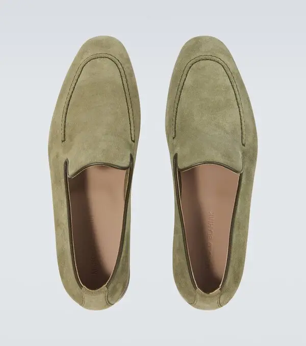 Manolo Blahnik Truro Suede Loafers