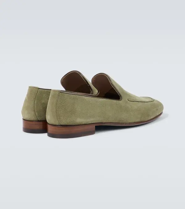 Manolo Blahnik Truro Suede Loafers